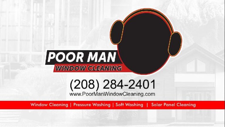 Boise Window Cleaning & Soft Wash | Poor Man Window Cleaning